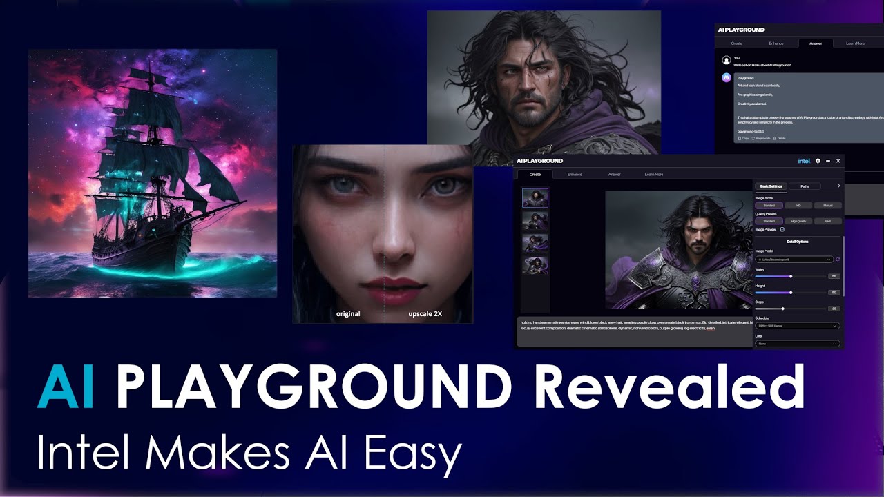 Intel、Arc GPUに最適化されたAIスターターアプリ「AI Playground」を発表 | XenoSpectrum