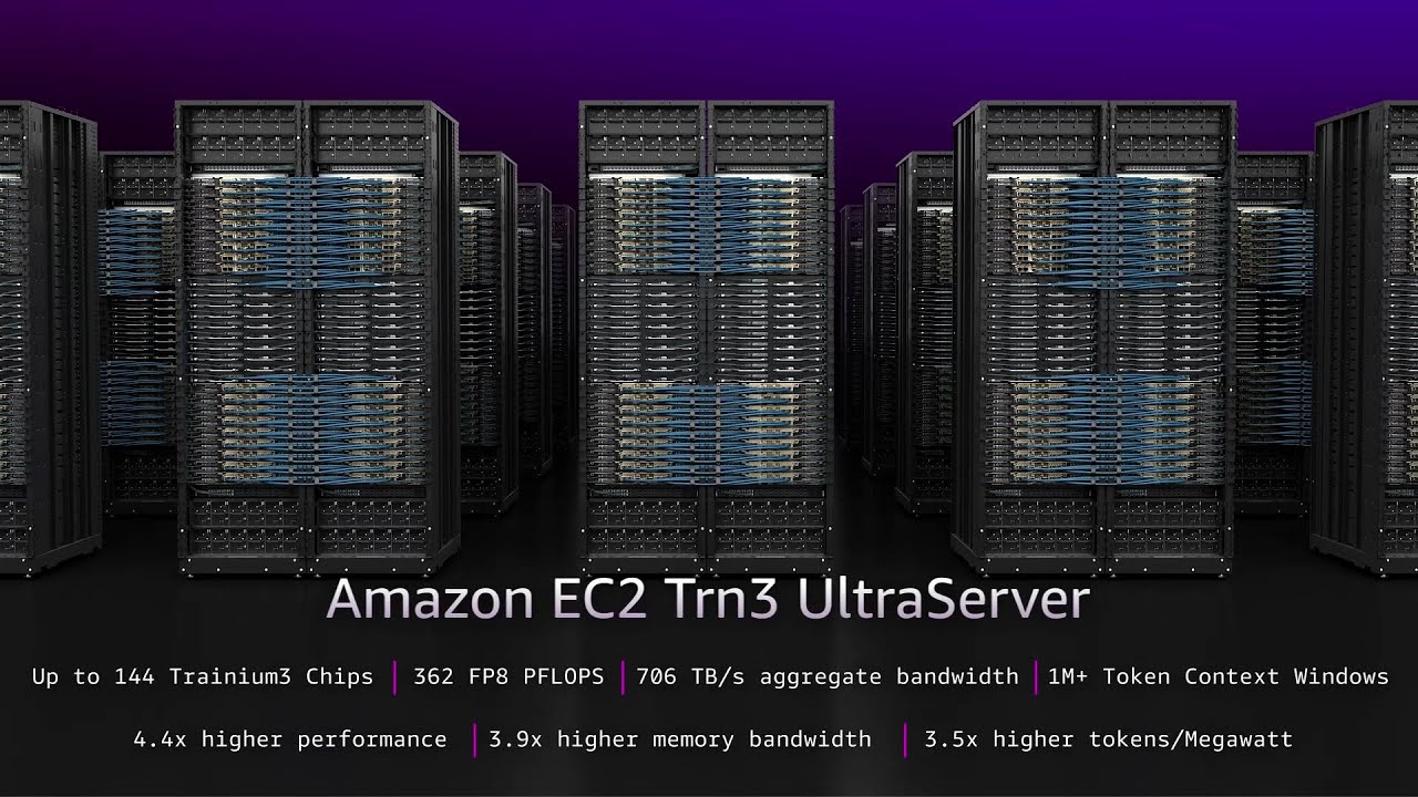 AWSが「Trainium3 UltraServers」を一般提供開始：3nmプロセス採用でNVIDIA依存からの脱却を加速させる「ASIC ...