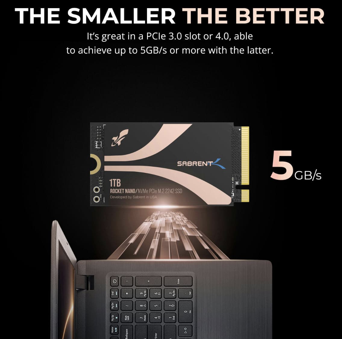 Sabrent、M.2 Type2242対応高速SSD「Rocket Nano 2242 Gen 4 NVMe」を発売 | XenoSpectrum