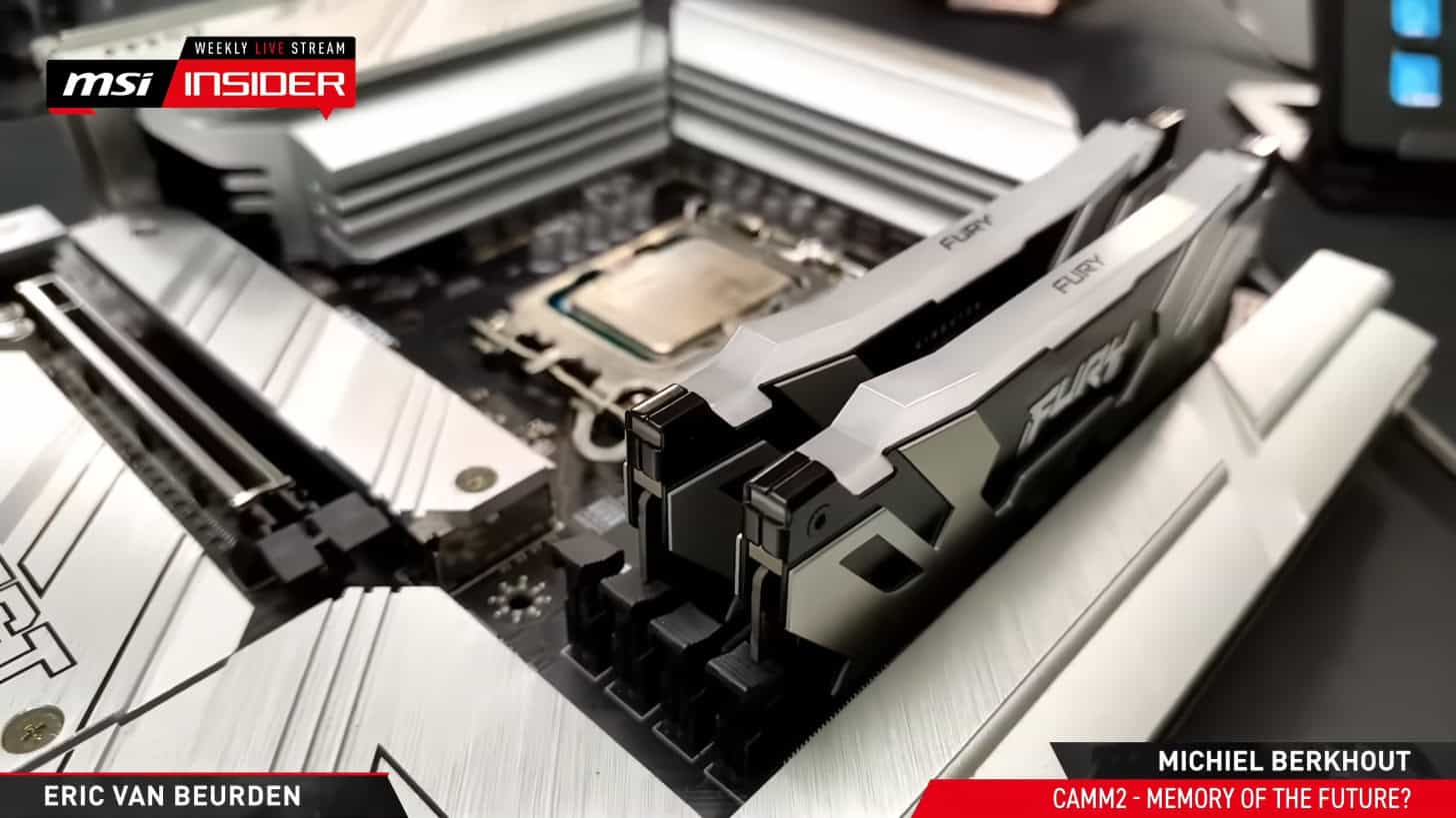 MSI、デスクトップPC向けCAMM2メモリの利点を紹介、高速化や低遅延、冷却性能の向上等が示される | XenoSpectrum