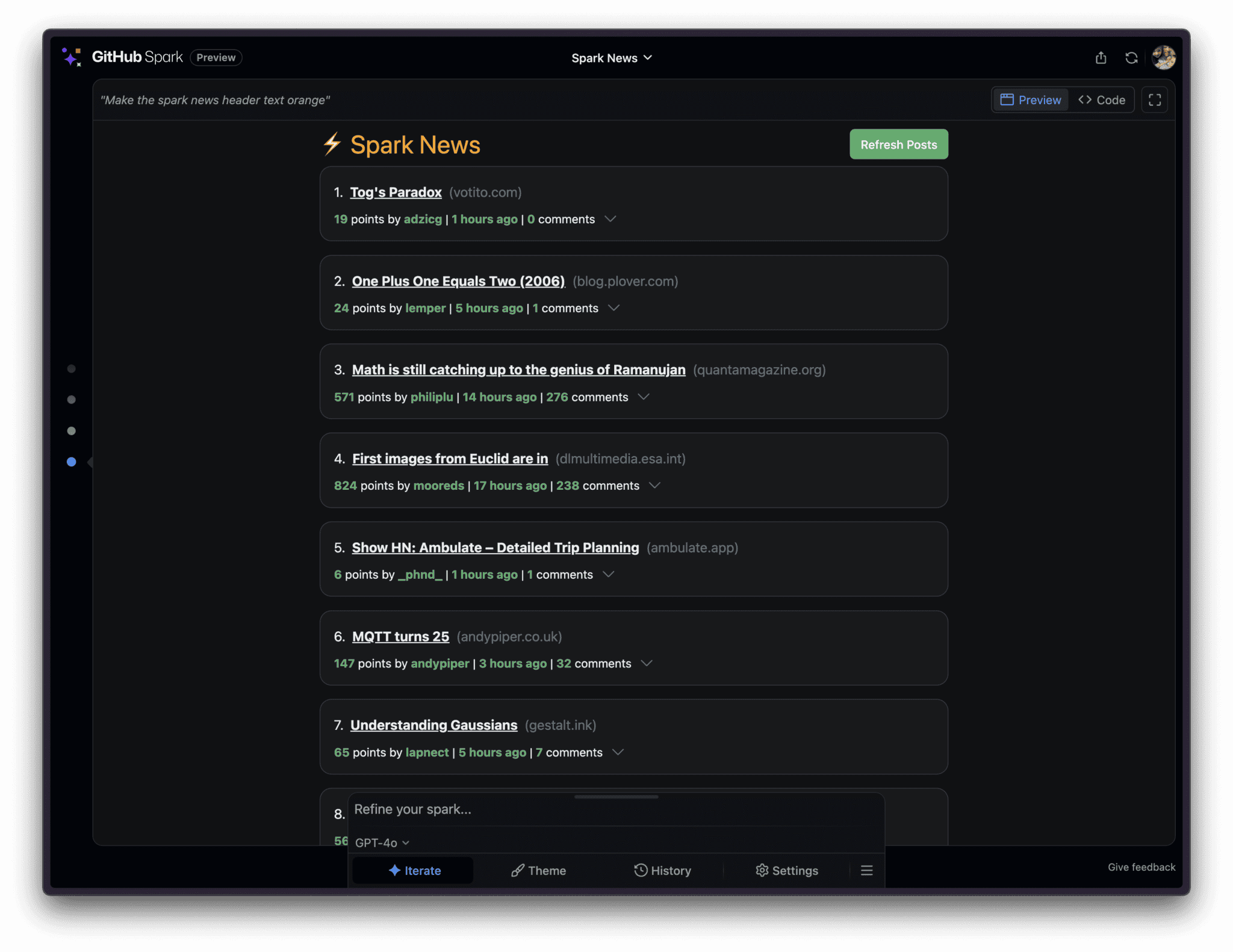 GitHubが自然言語でWebアプリの開発が可能な「GitHub Spark」を発表、コーディング不要で誰でもアプリ開発へ | XenoSpectrum