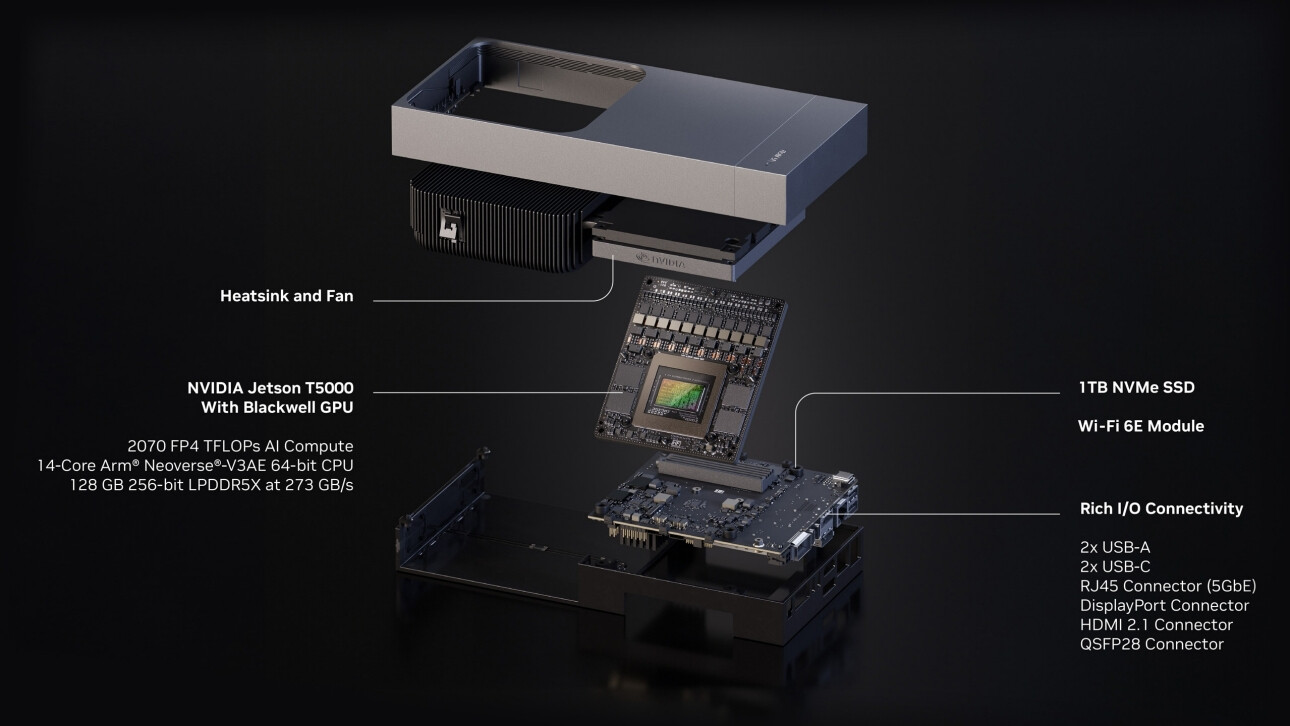 NVIDIA、ロボットの頭脳「Jetson Thor」発表：AI性能7.5倍、フィジカル AI時代の到来か | XenoSpectrum