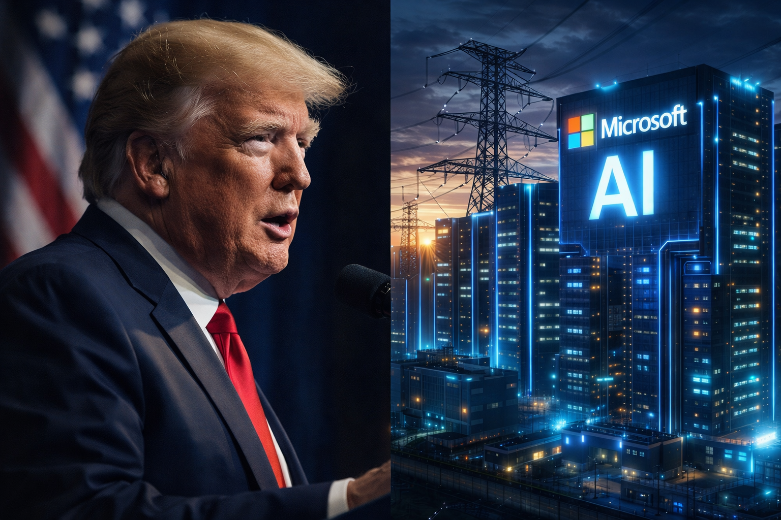 [B!] トランプ大統領、Microsoftと「AI電力コスト」負担で合意か：消費者の電気代高騰阻止に向けた「重大な変更」を協議中と発表 | XenoSpectrum